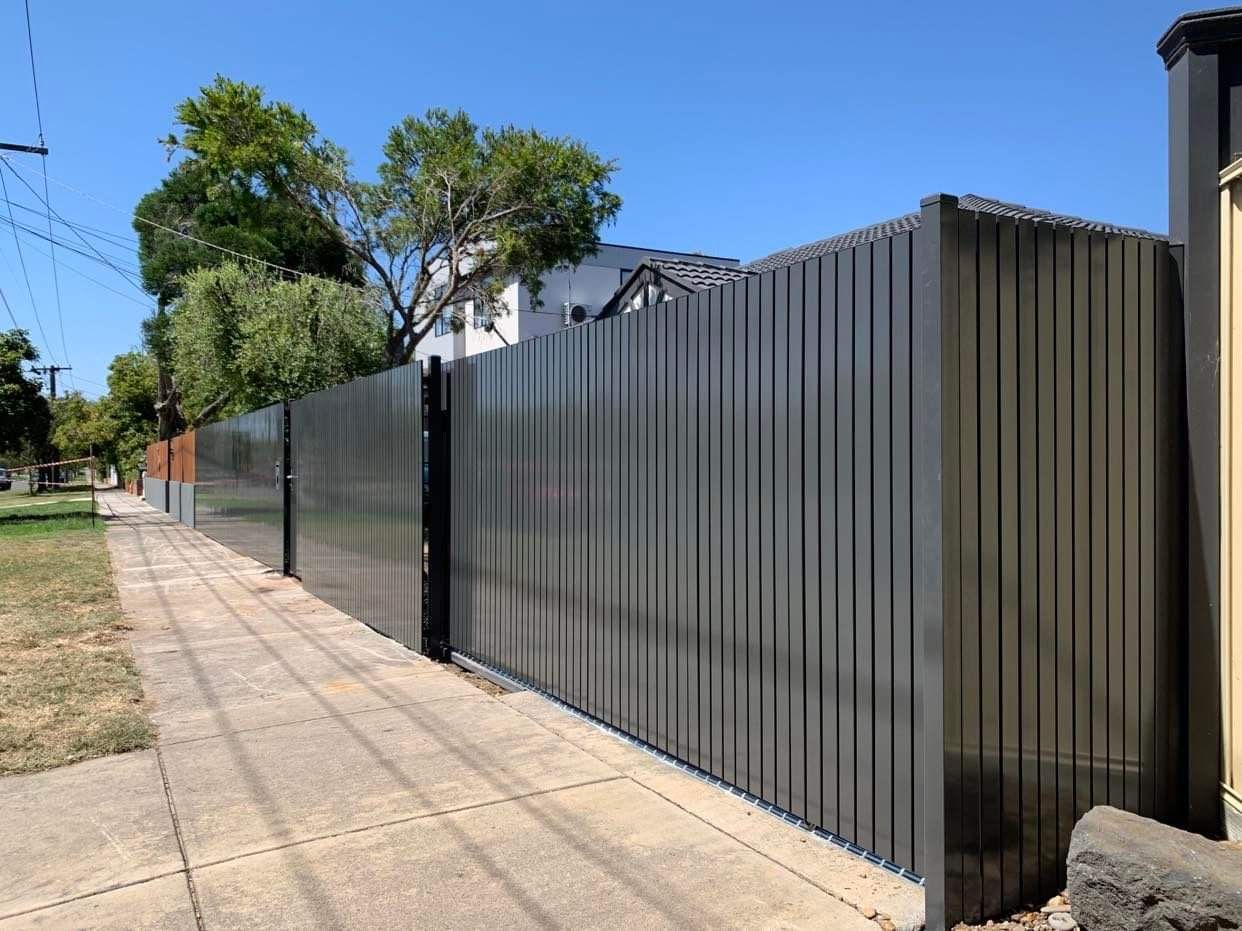 DIY Aluminium Slat Fence Panels